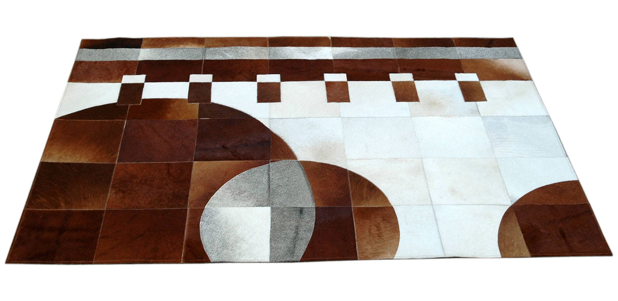 Custom Leather Rug, Home Decor Rugs, Floor Patchwork Rugs, Handmade ...