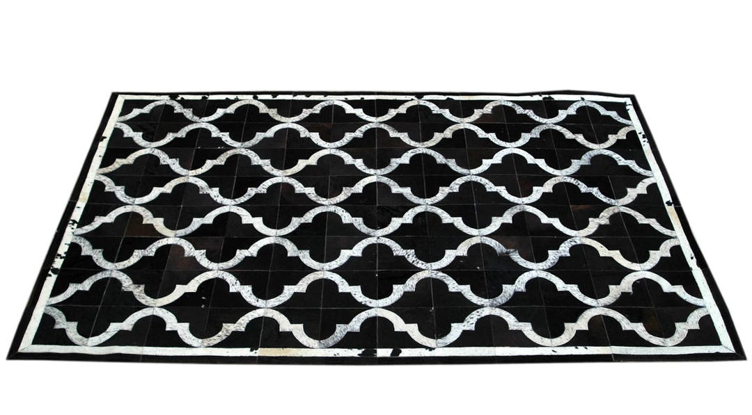 Home Decor Rugs, Custom Leather Rugs, Floor Patchwork Rugs, Handmade ...