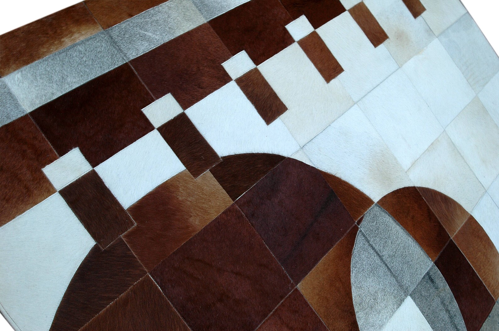 Custom Leather Rug, Home Decor Rugs, Floor Patchwork Rugs, Handmade ...