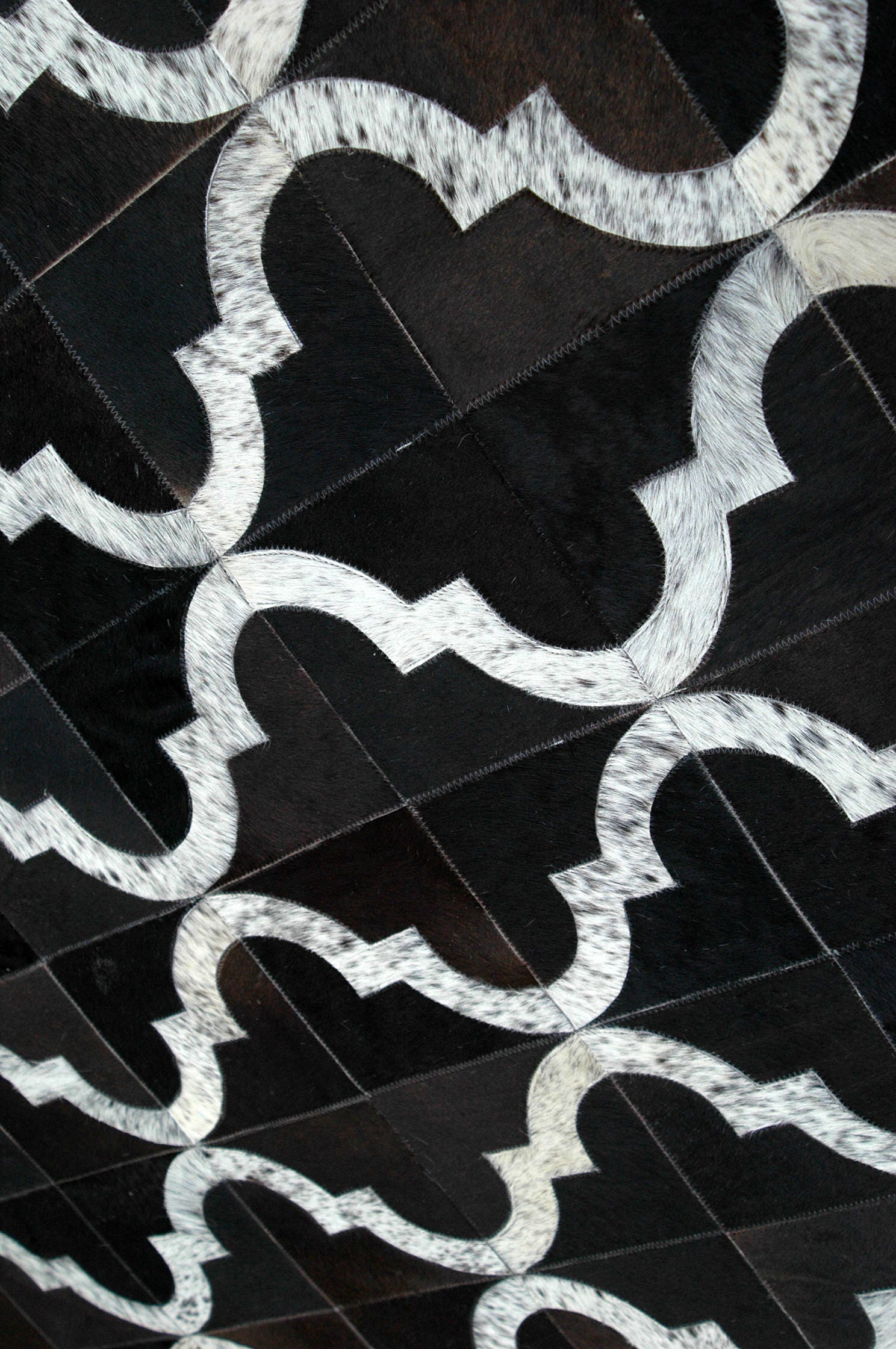 Home Decor Rugs, Custom Leather Rugs, Floor Patchwork Rugs, Handmade ...