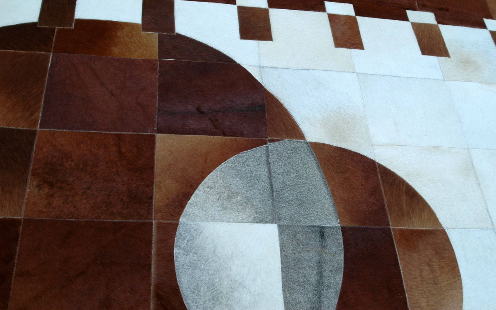 Custom Leather Rug, Home Decor Rugs, Floor Patchwork Rugs, Handmade ...