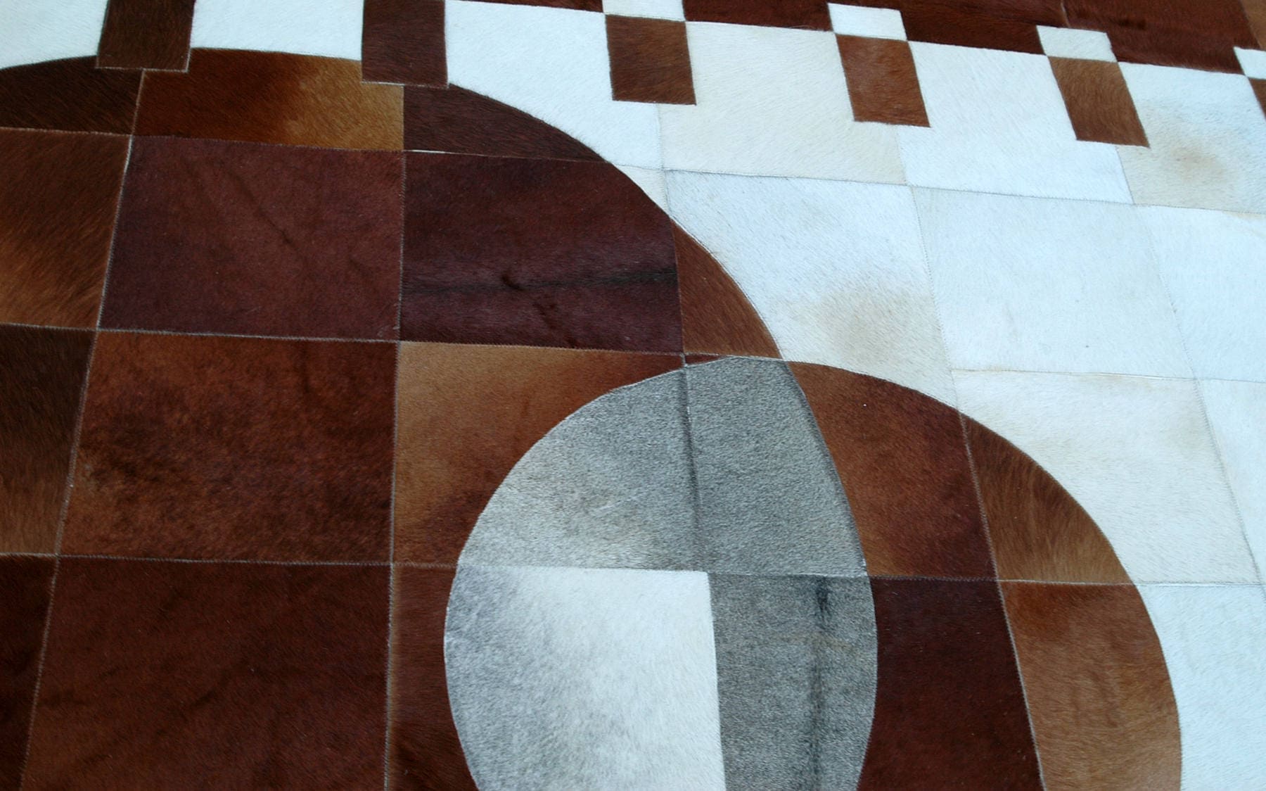 Custom Leather Rug, Home Decor Rugs, Floor Patchwork Rugs, Handmade ...