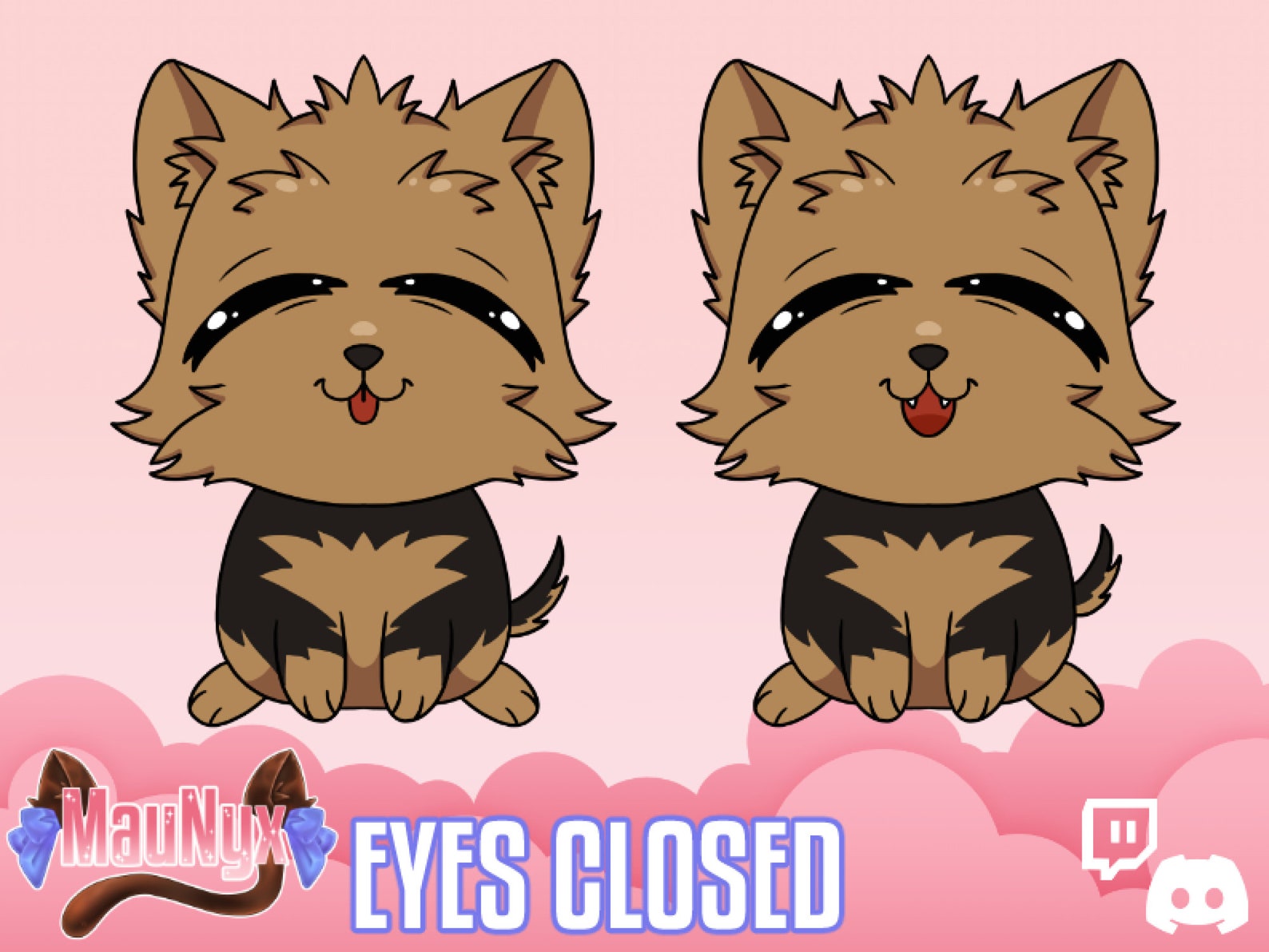 Yorkie Pngtuber Veadotube Mini and Discord Streamkit Avatar for Twitch ...