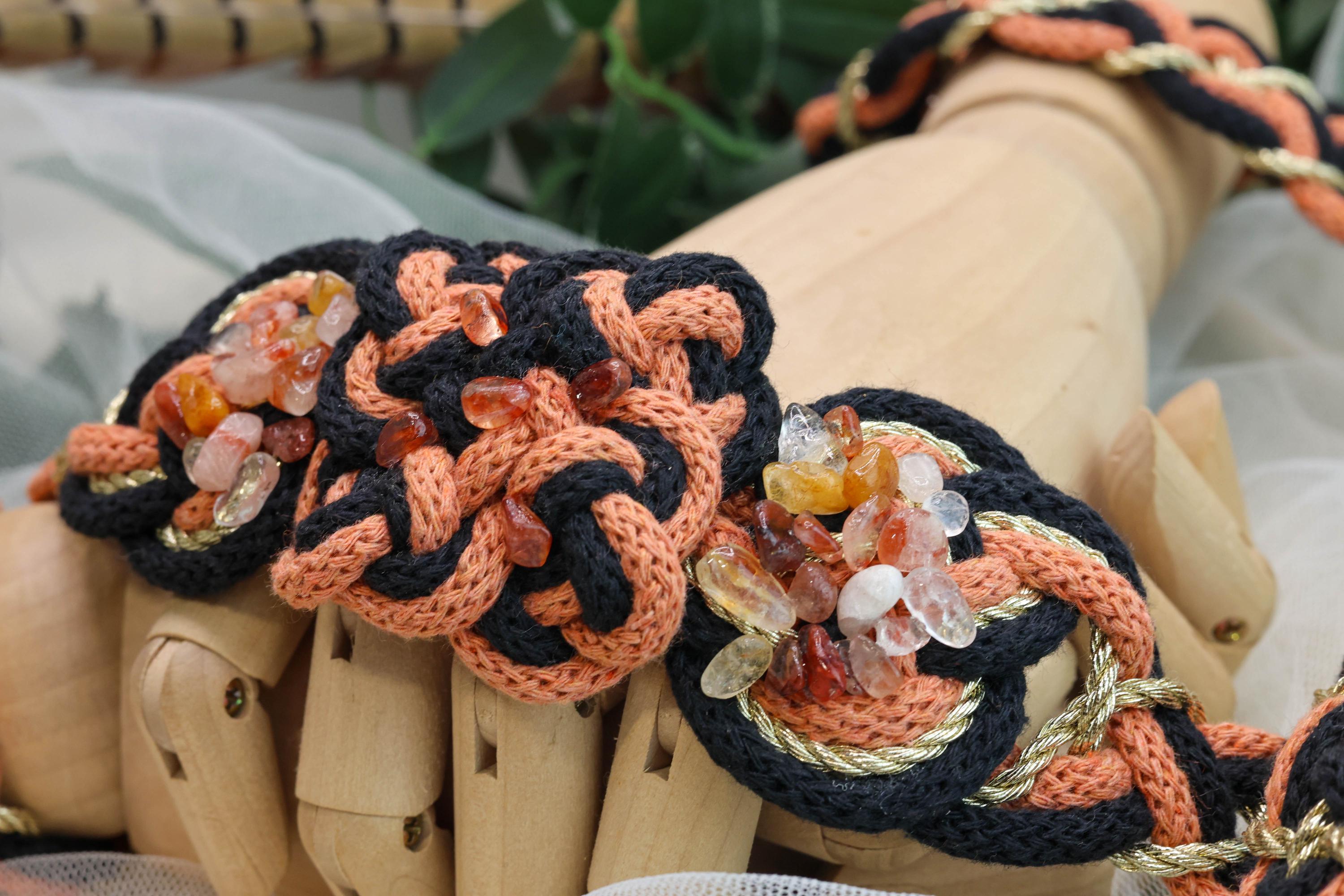 Handfasting Cord - Crystal Bloom: Pick Your Crystals - Bespoke Celtic ...