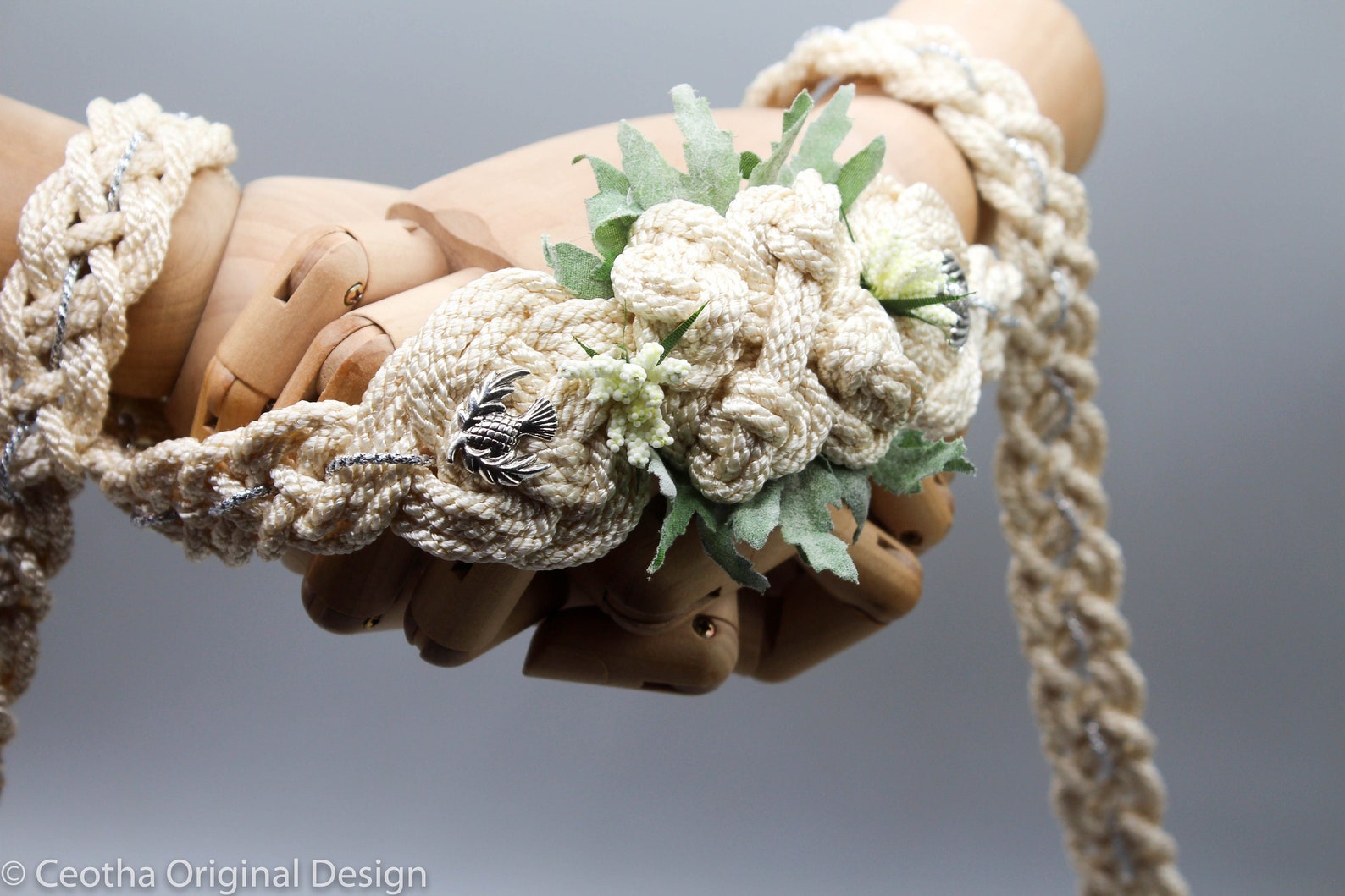 Handfasting Cord Bloom Ivory Fully Customisable Handfast - Etsy