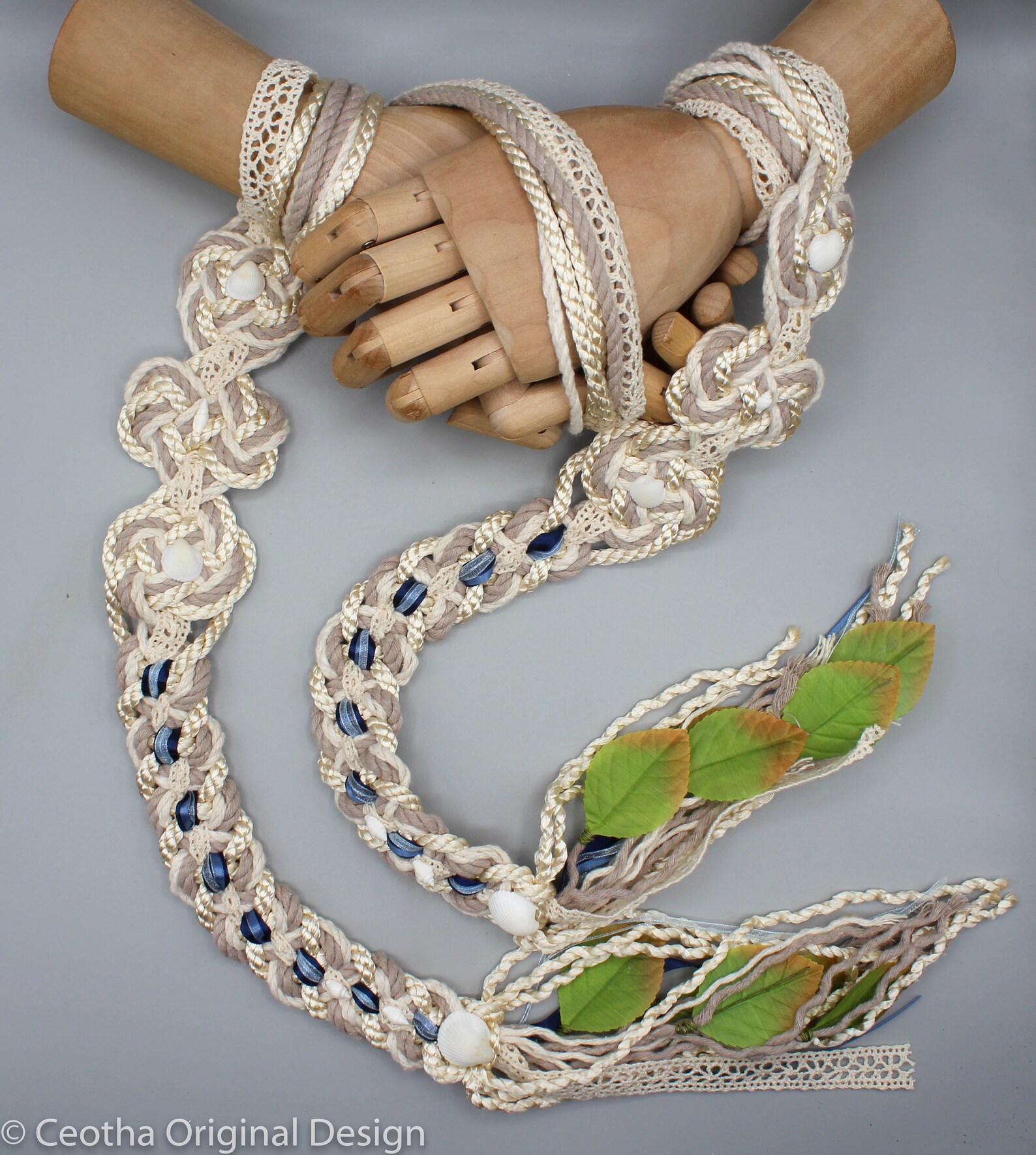 Handfasting Cord Infinity Treasure Knot With Accessories and - Etsy