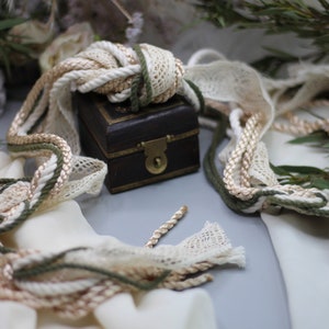 Handfasting Cord - Infinity Tie Treasure Knot With Cotton and Lace ...