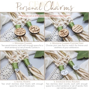 Handfasting Cord - Infinity Tie - Seven Knot Wild Rose Customise Your ...