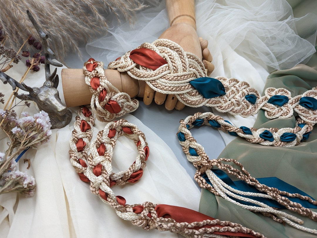 Celtic Handfasting Cord: Scottish Artisan Love Knot With Custom Accents ...