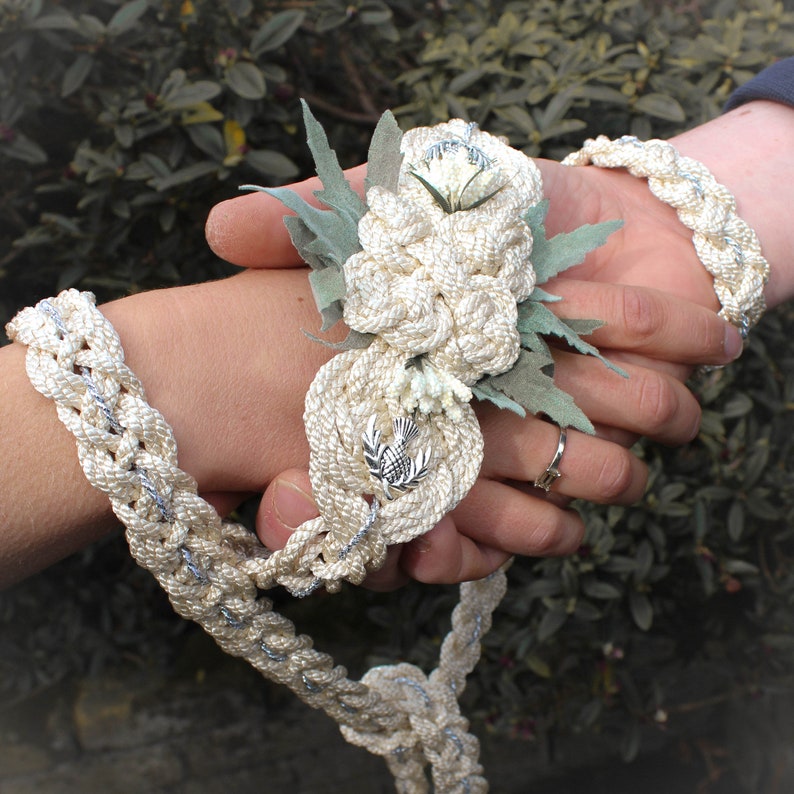 Handfasting Cord Bloom Ivory Fully Customisable Handfast - Etsy
