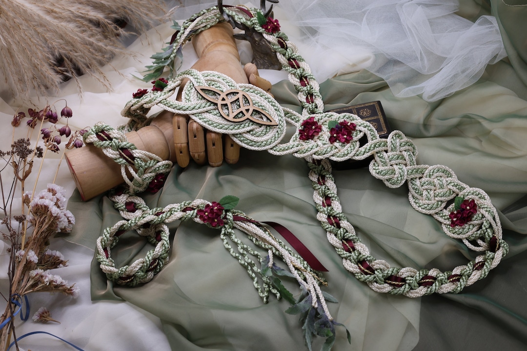 Handfasting Cord Celtic 'nine Knots' Design Serch Bythol Custom ...