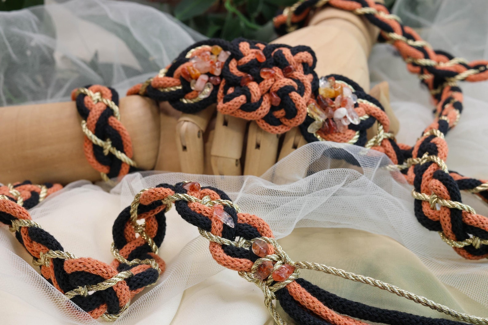 Handfasting Cord - Crystal Bloom: Pick Your Crystals - Bespoke Celtic ...