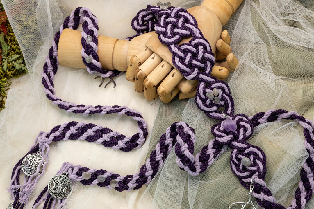 Handfasting Cord - *elements* 'magic' - Customisable Heart Love Knot ...