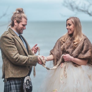 Handfasting Cord - Infinity Tie Treasure Knot With Cotton and Lace ...