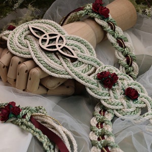 Handfasting Cord - Celtic 'nine Knots' Design - Serch Bythol - Custom ...
