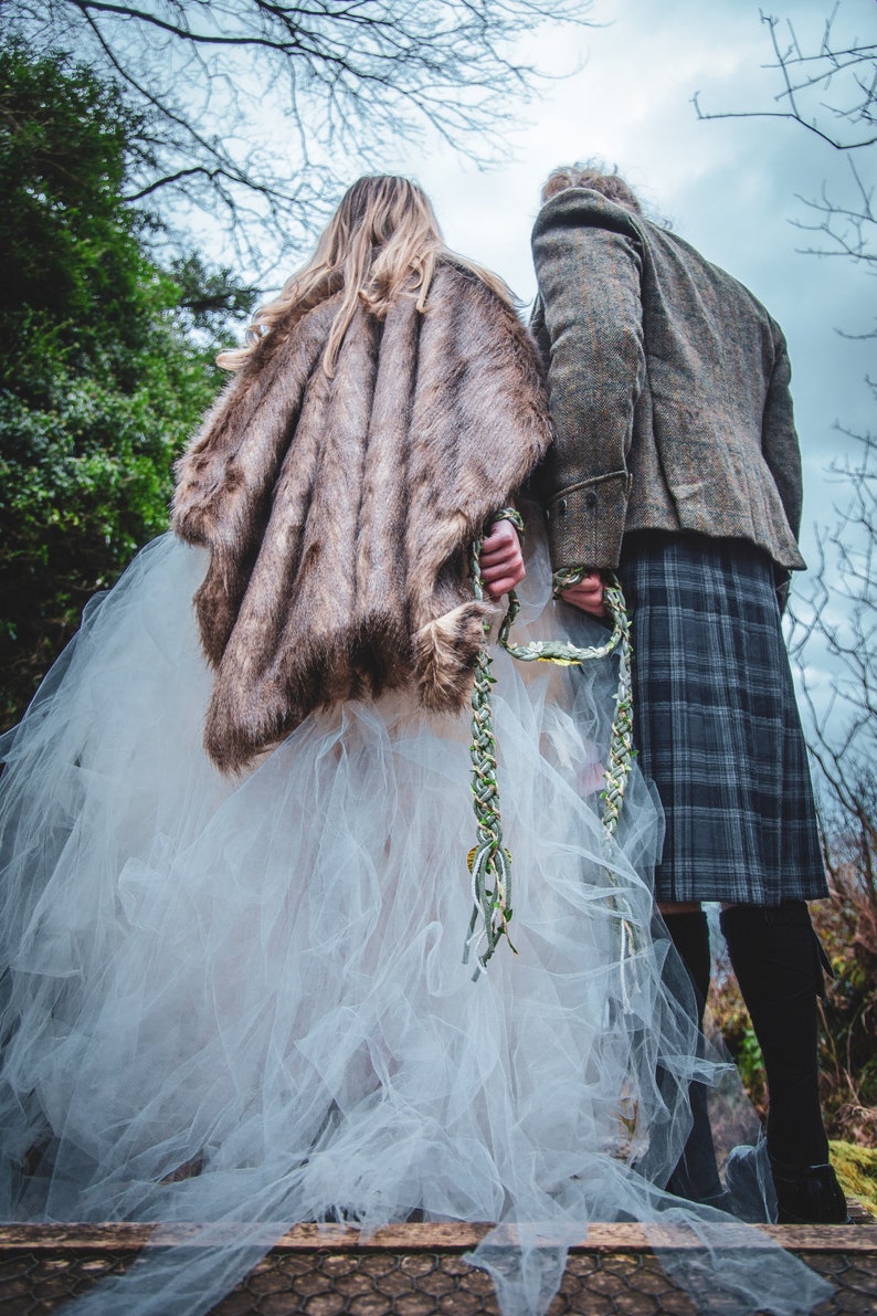 Handfasting Cord Green Bloom Bespoke Artisan Celtic Knot - Etsy