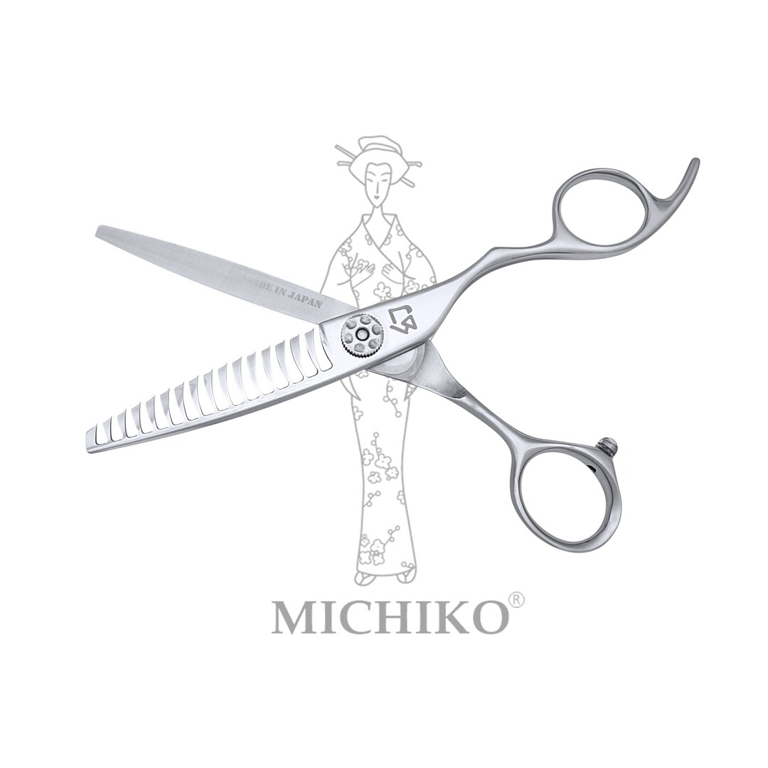 MICHIKO KATA T165 Hair Texturizer Scissors Authentic Japanese Barber ...