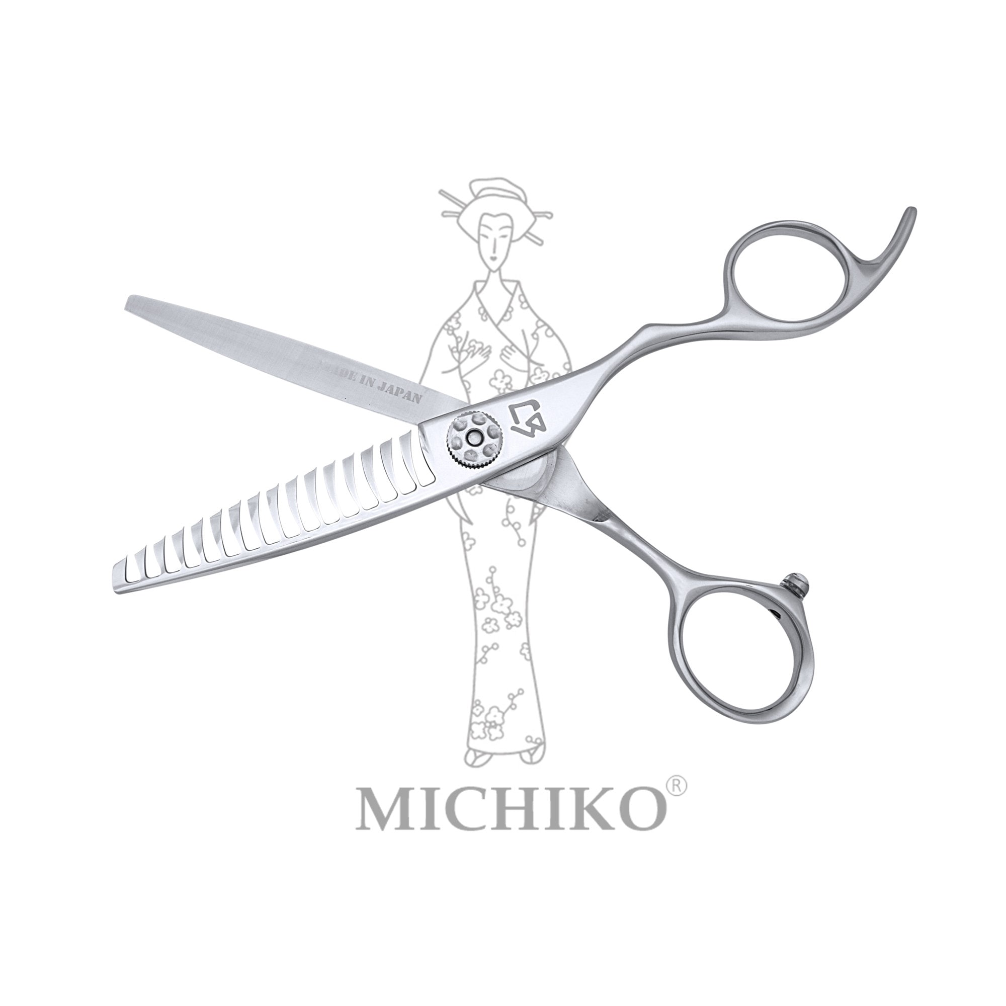 MICHIKO KATA T165 Hair Texturizer Scissors Authentic Japanese Barber Shears Texturizing Salon ...