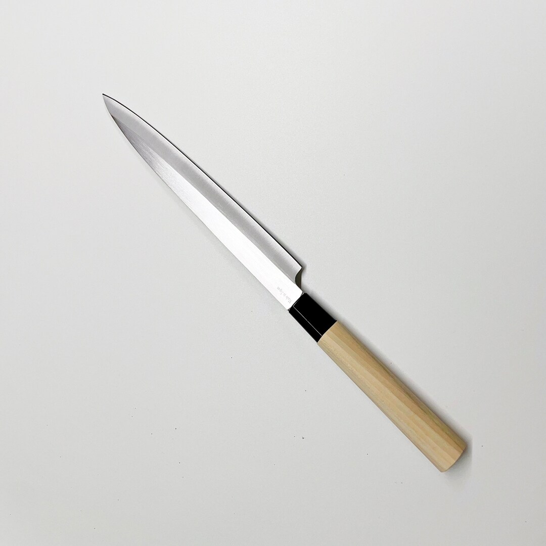 Traditional Japanese Yanagiba Sashimi Sushi Knife - Stainless Steel ...