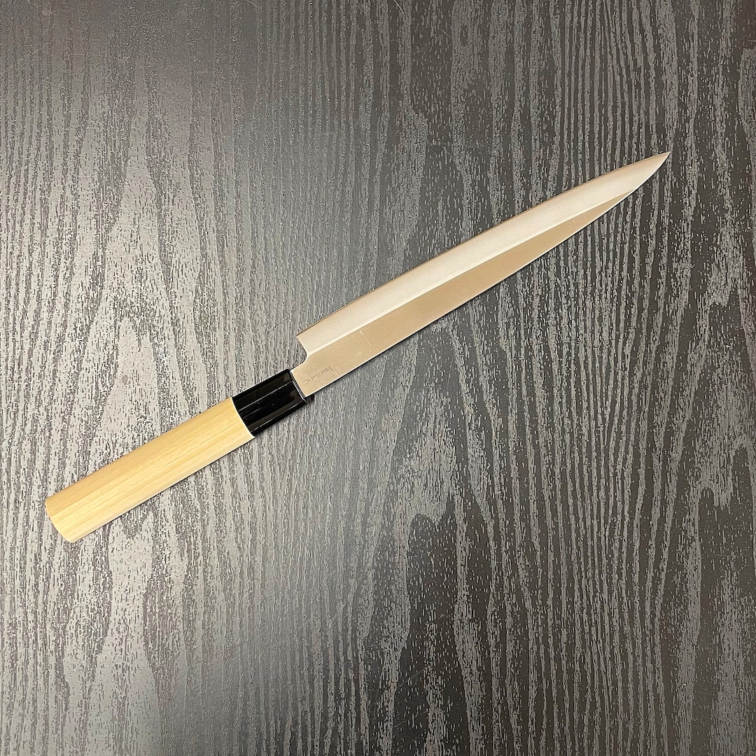 Traditional Japanese Left-handed Yanagiba Sashimi Knife - Stainless ...