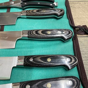 Knife Set With Case - Travel Knife Set - Includes 4 Knives, 1 Scissors ...