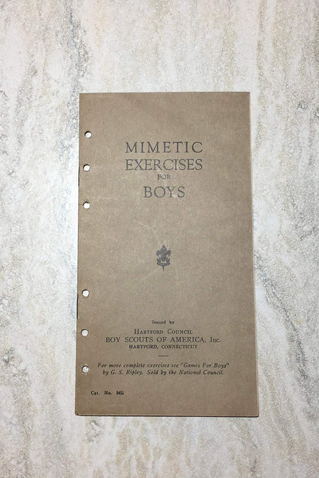 Boy Scout Mimetic Exercises Booklet 1930,s - Etsy