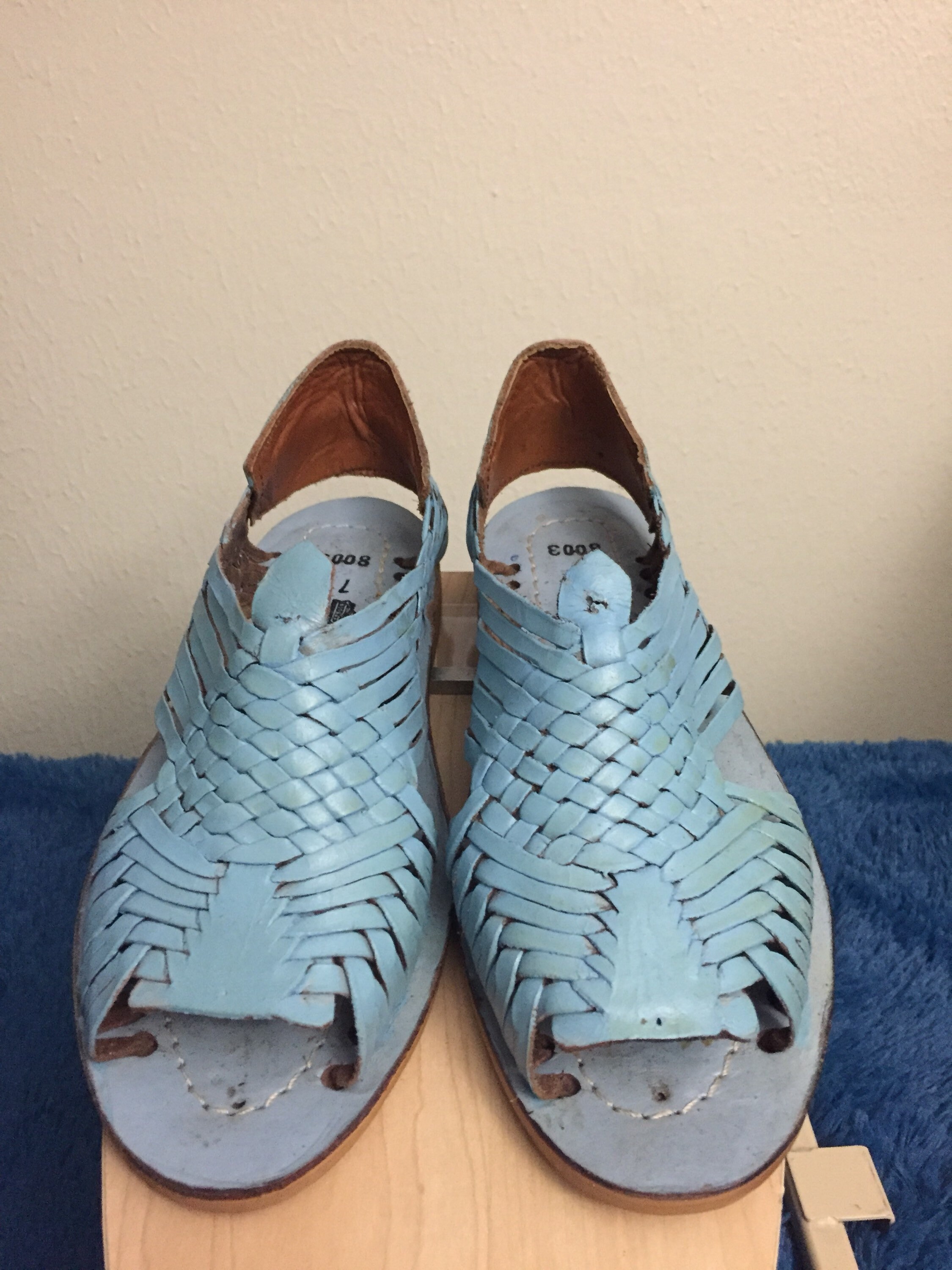 1980s Aztec Womans Sandals, Size 7m, New - Etsy