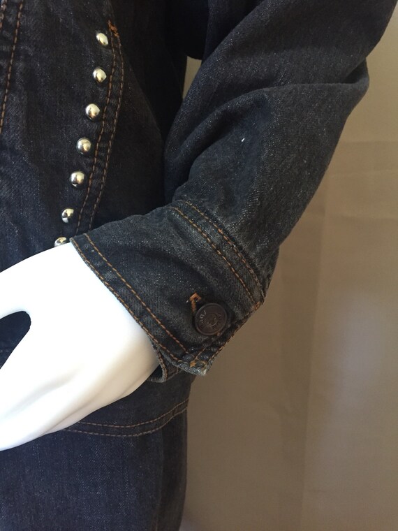 1990s American Rag denim skirt and jacket set, size 13 - Gem