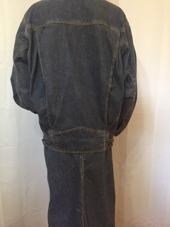 1990s American Rag denim skirt and jacket set, size 13 - Gem