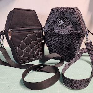 In Memoriam Coffin Crossbody Bag Digital Sewing Pattern and Tutorial ...