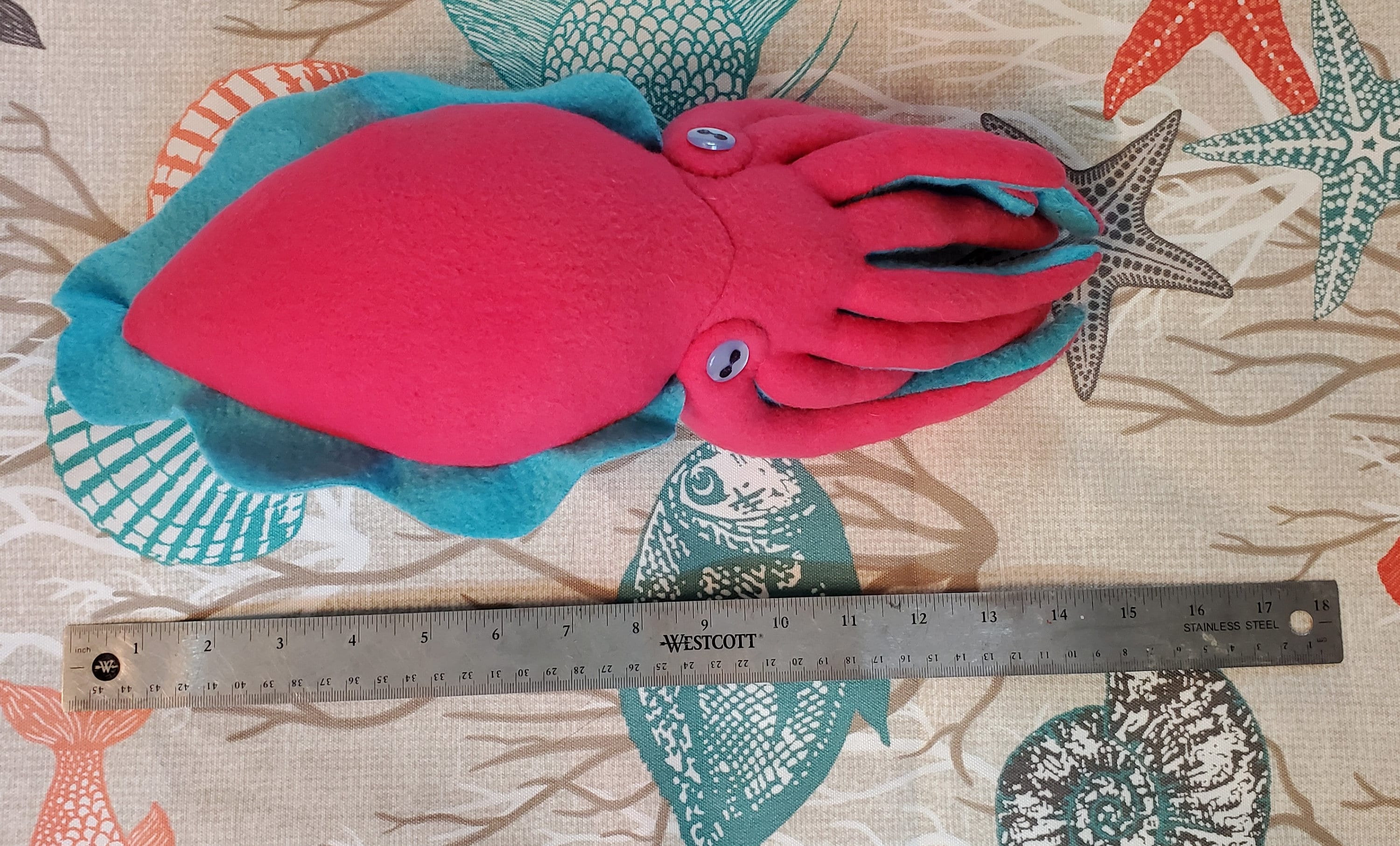 Cuttlefish Plush Sewing Pattern PDF Download With Tutorial - Etsy Australia