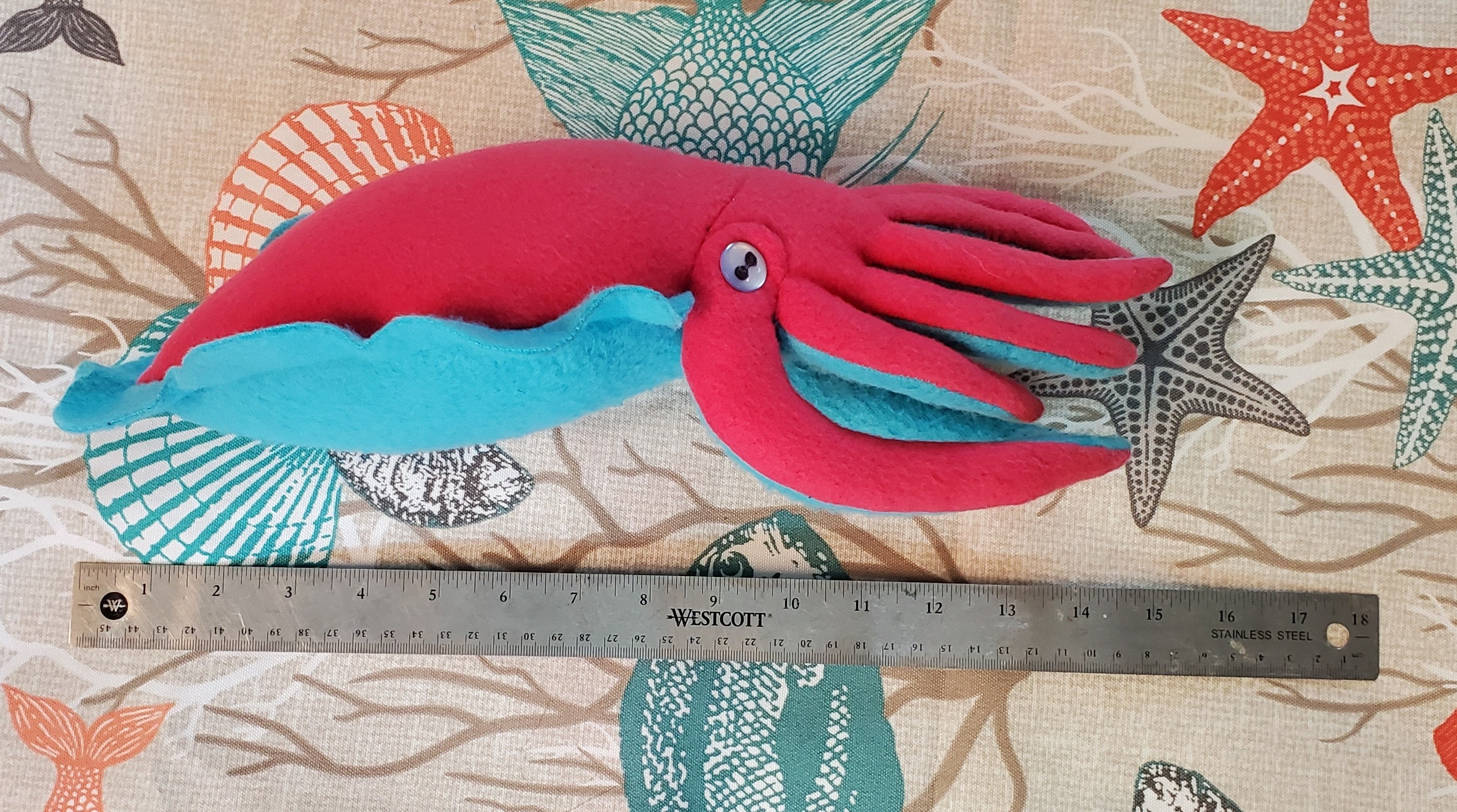 Cuttlefish Plush Sewing Pattern PDF Download with Tutorial - Etsy