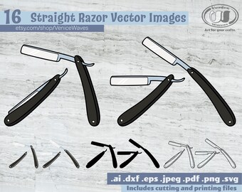 Straight razor svg | Etsy