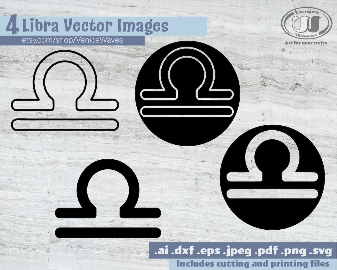 Libra SVG Libra Cut File Libra Clipart Libra PDF Libra - Etsy