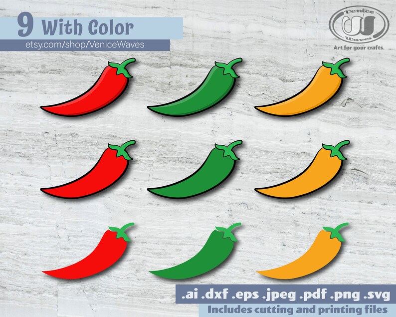 Chili Pepper SVG, Chili Pepper Cut File, Chili Pepper Clipart, Chili ...