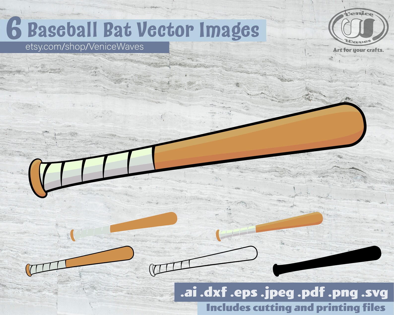 Baseball Bat SVG Baseball Bat Cut File Baseball Bat Clipart - Etsy