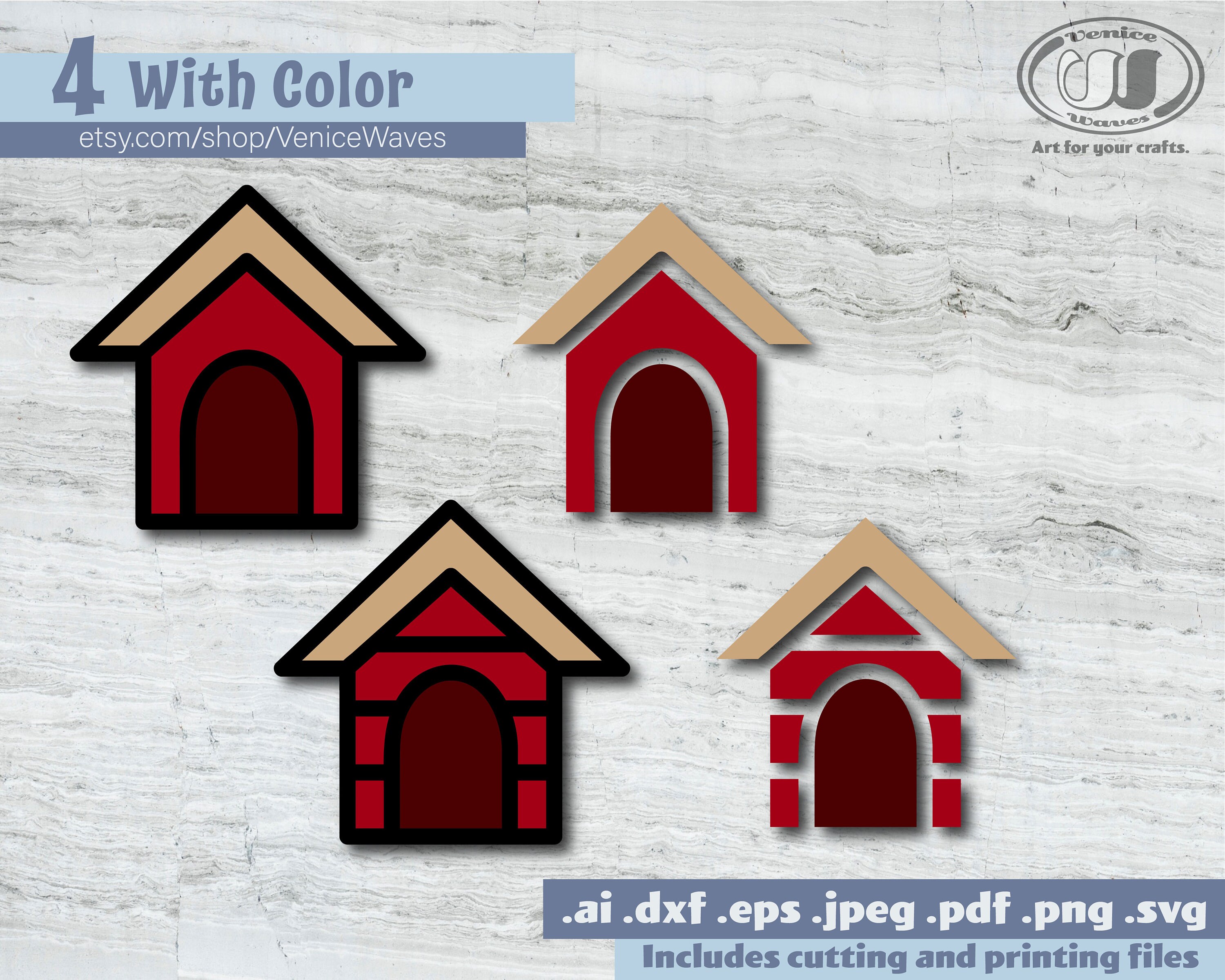 Simple Dog House SVG Dog House Cut File Dog House Clipart - Etsy