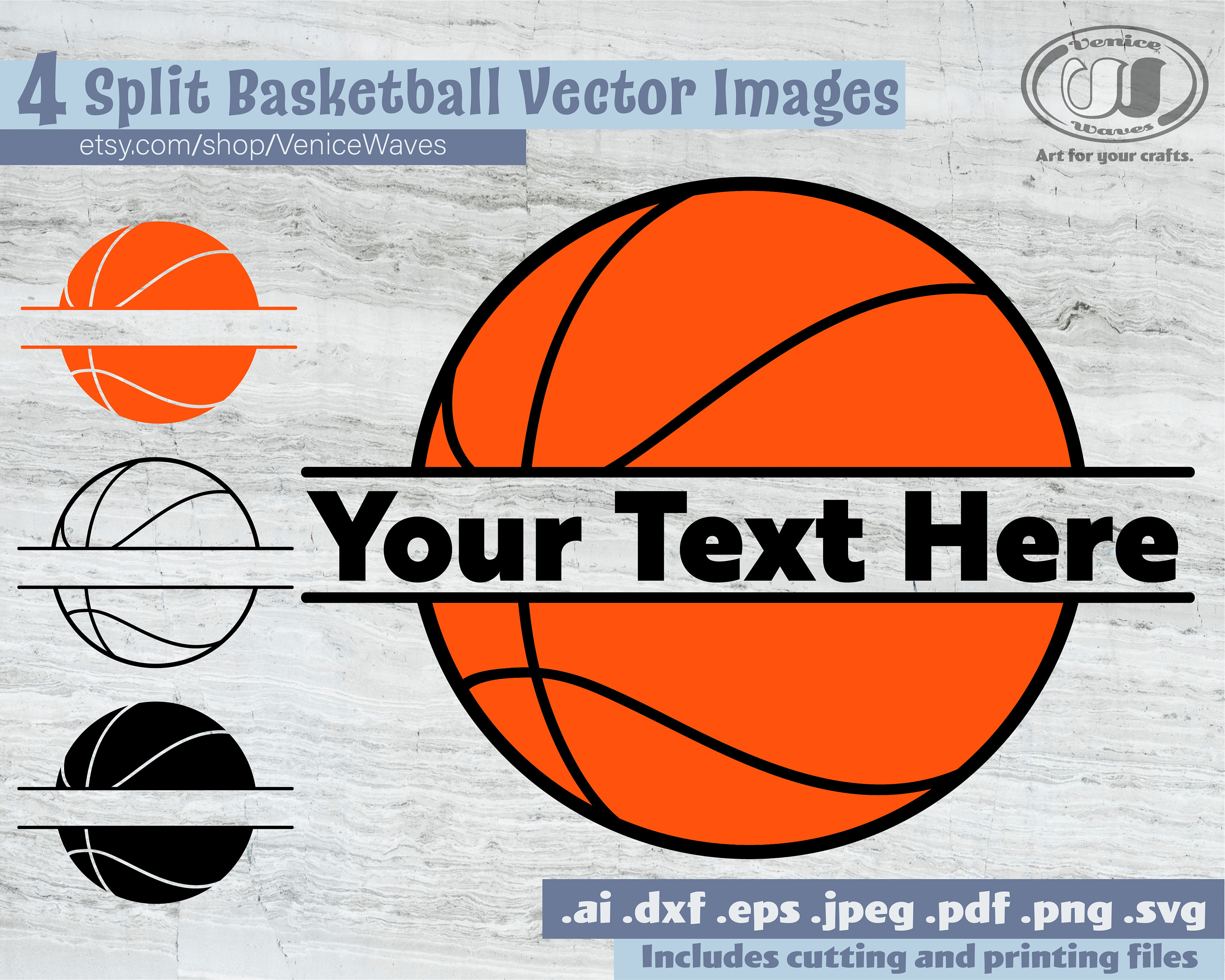 Split Basketball SVG Split Basketball Cut File Basketball | Etsy