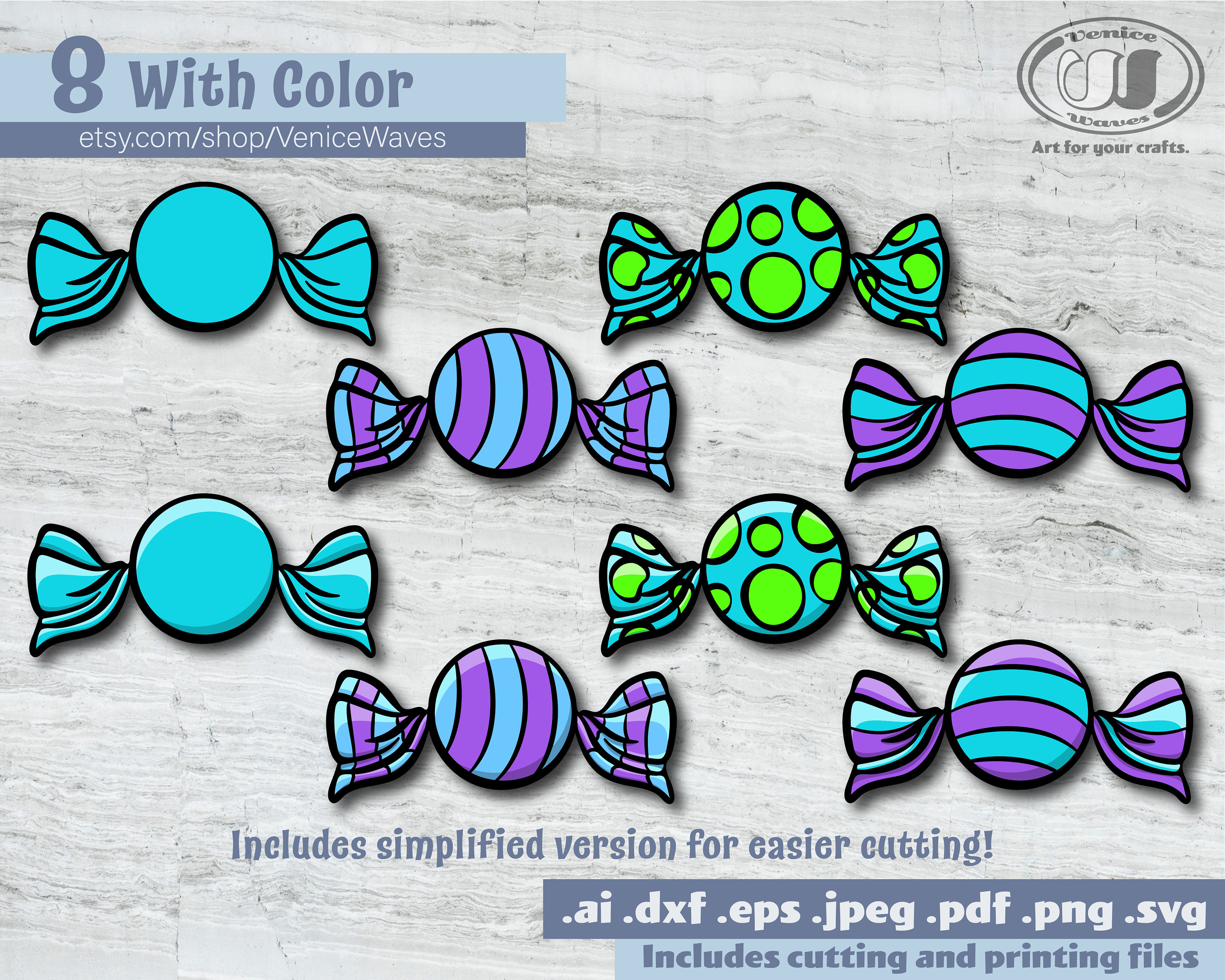 Round Candy SVG, Round Candy Cut File, Round Candy Clipart, Round Candy ...