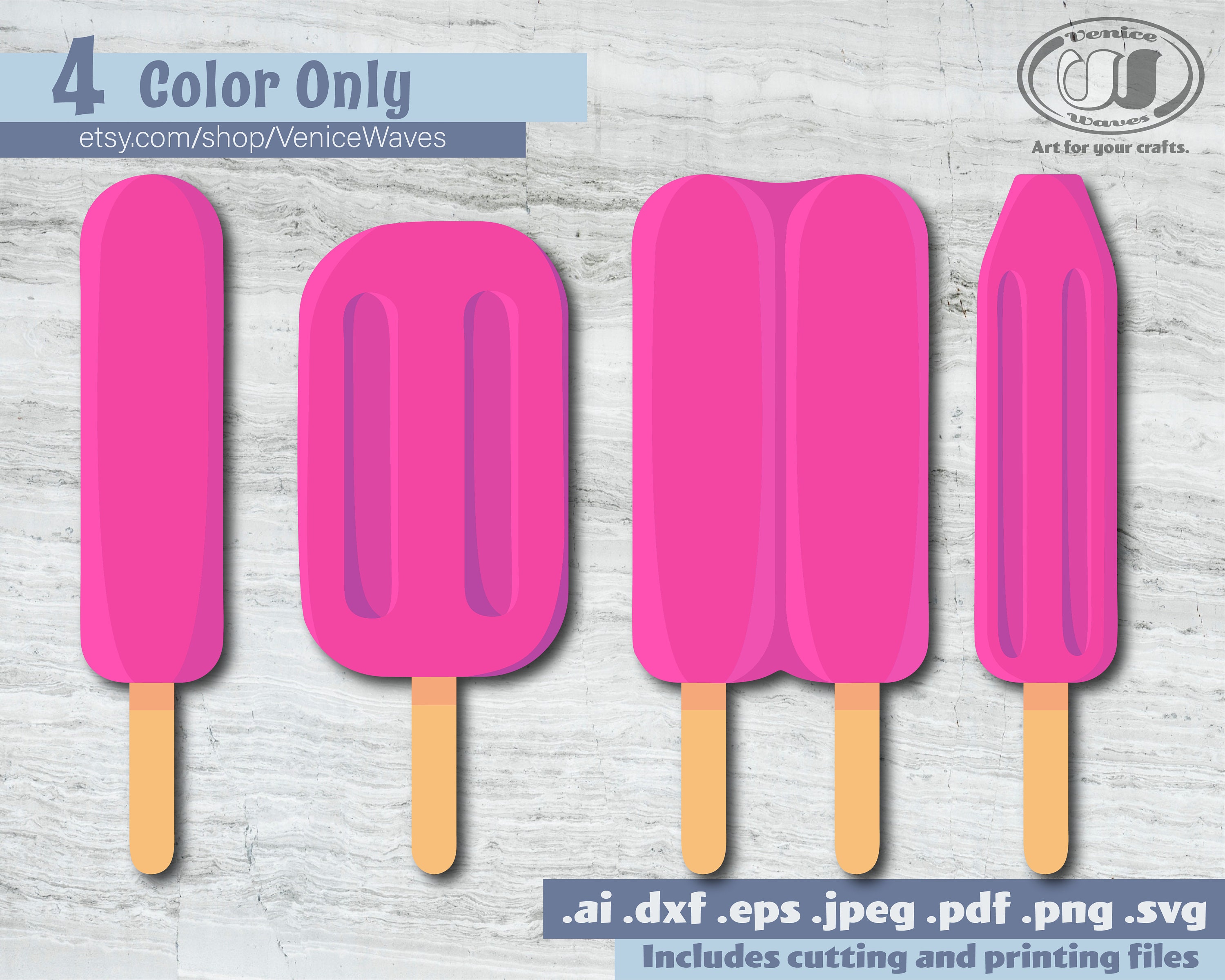 Popsicles Clipart Popsicles Cut Files Popsicles Vector Art | Etsy