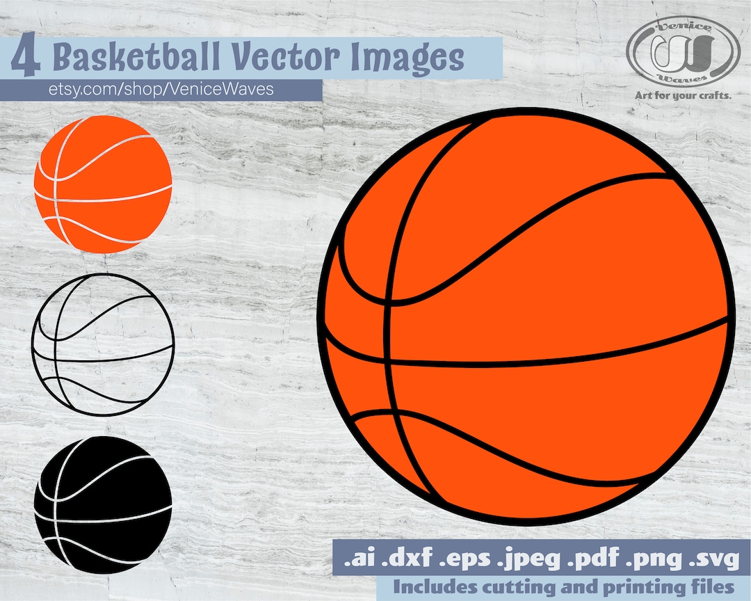 Basketball SVG, Basketball Cut File, Basketball Clipart, Basketball PDF ...