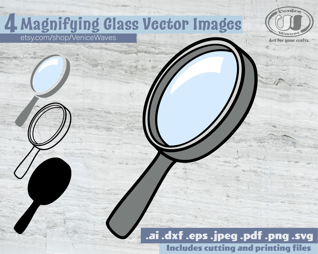 Magnifying Glass SVG, Magnifying Glass Cut File, Magnifying Glass ...