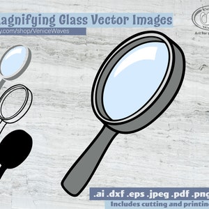 Magnifying Glass SVG, Magnifying Glass Cut File, Magnifying Glass ...