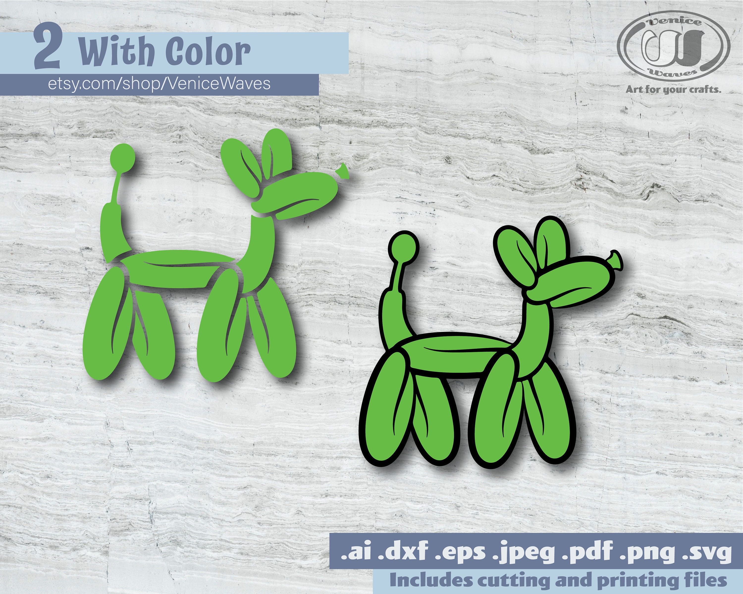 Balloon Dog SVG Balloon Dog Cut File Balloon Dog Clipart - Etsy Ireland