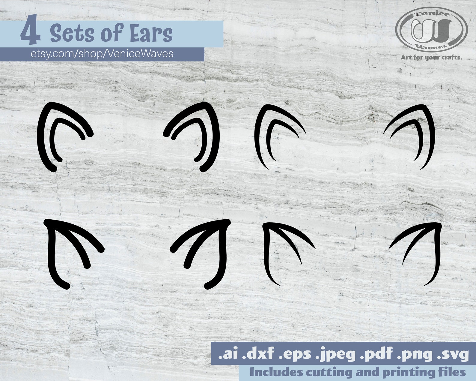 Cat Face SVG, Cat Face Cut File, Cat Face Clipart, Cat Face PDF, Cat ...