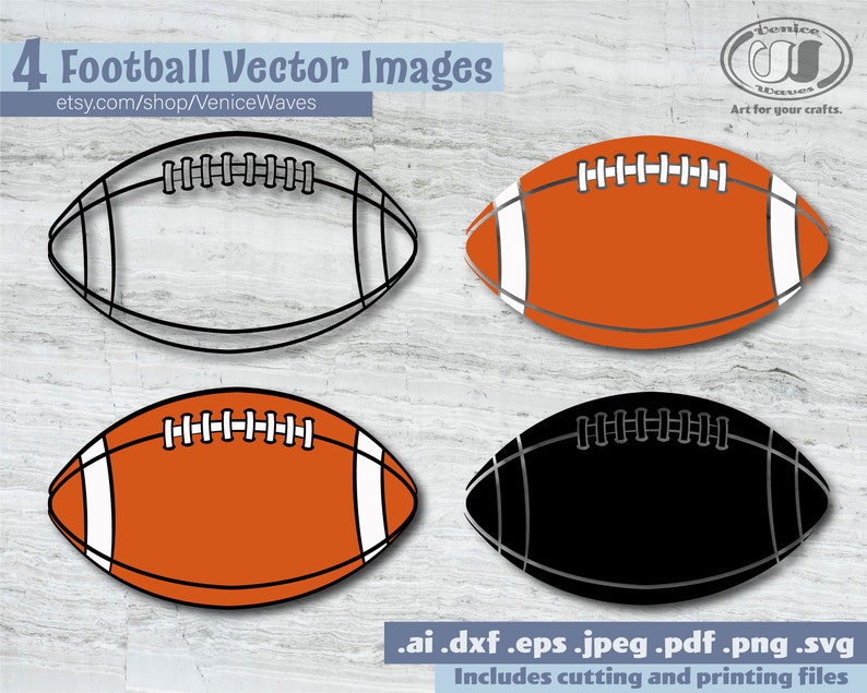 Football SVG Football Cut File Football Clipart Football - Etsy