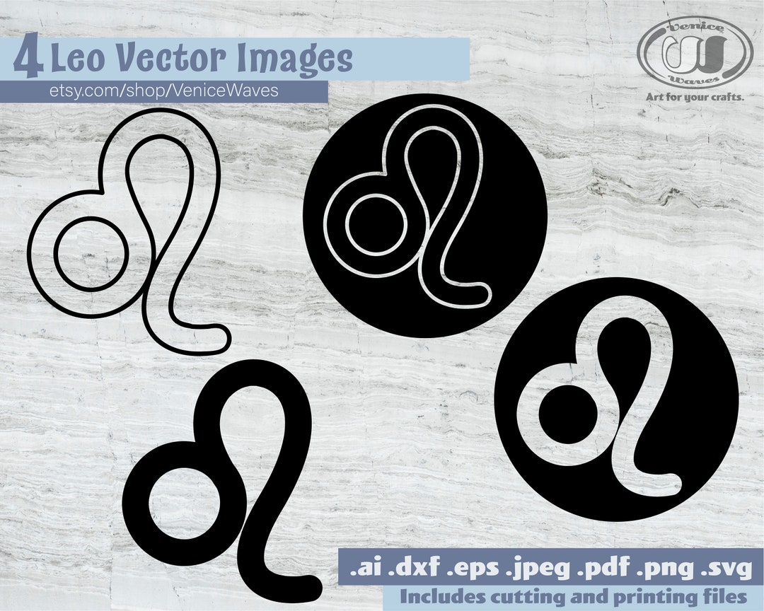 Leo SVG Leo Cut File Leo Clipart Leo PDF Leo Download - Etsy