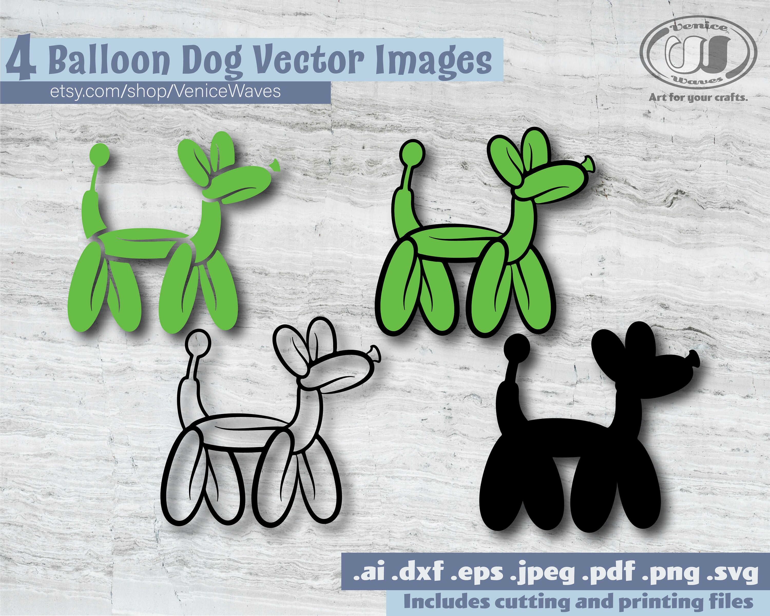 Balloon Dog SVG Balloon Dog Cut File Balloon Dog Clipart - Etsy Ireland