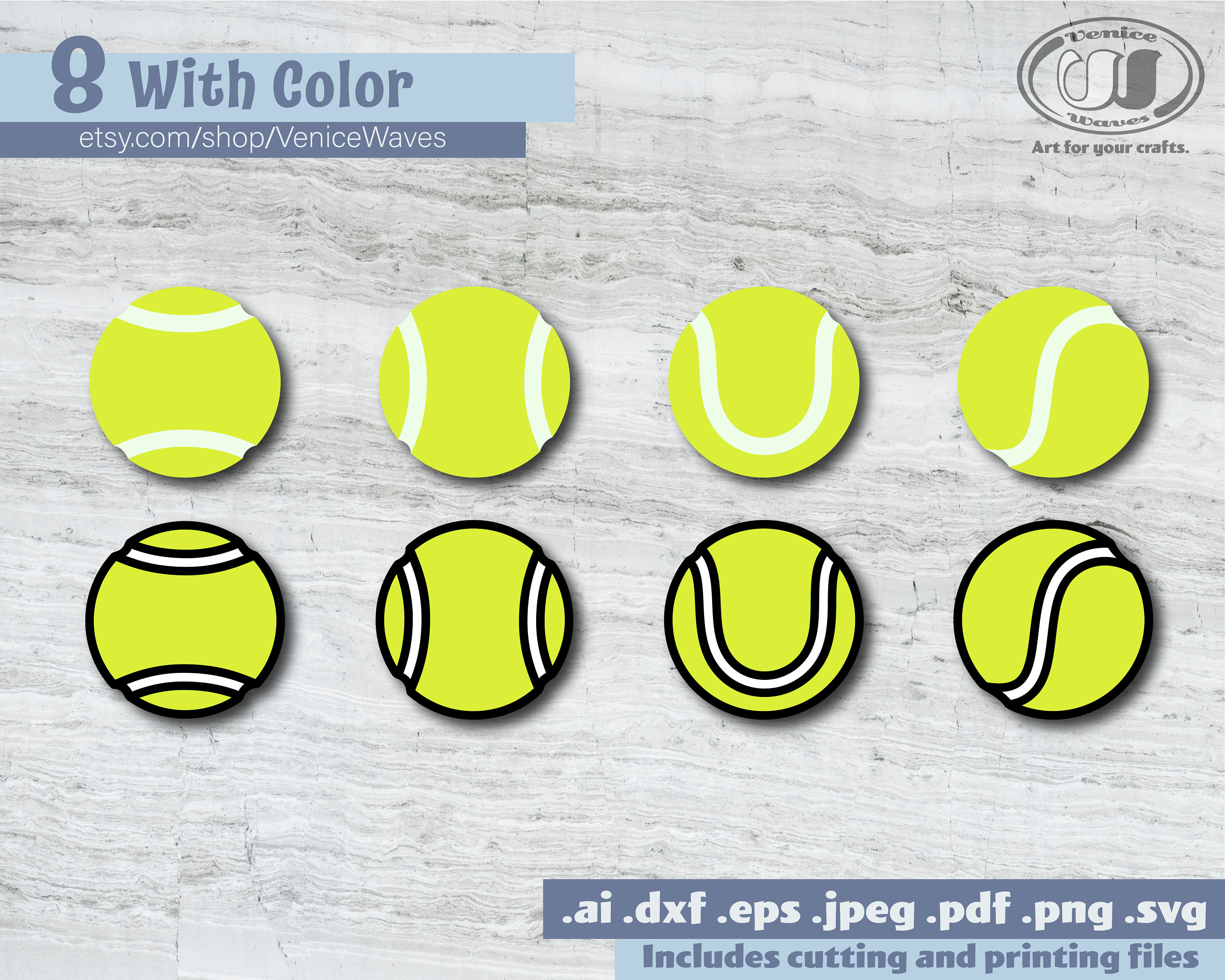Tennis SVG Tennis Cut File Tennis Clipart Tennis PDF | Etsy