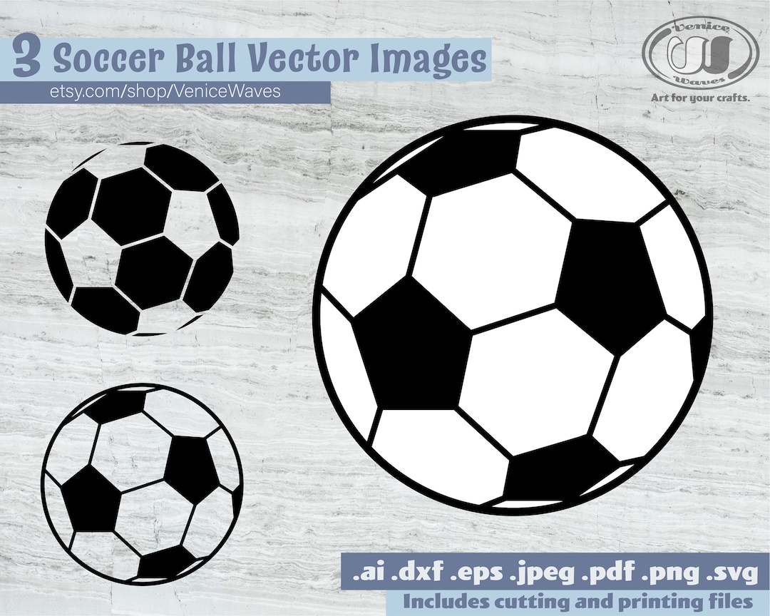 Soccer Ball SVG, Soccer Cut File, Sports Clipart, Soccer PDF, Soccer ...